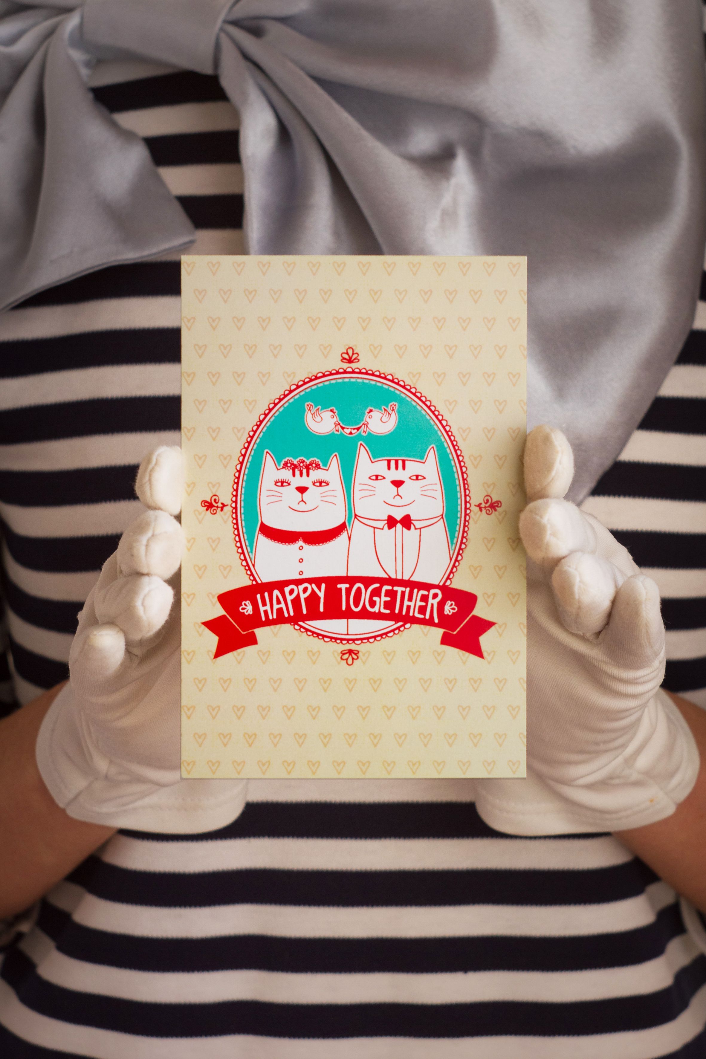 Postcard "Happy Together"